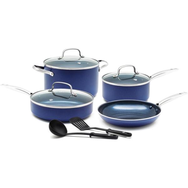 Blue Diamond Nonstick Cookware Set - Blue Diamond