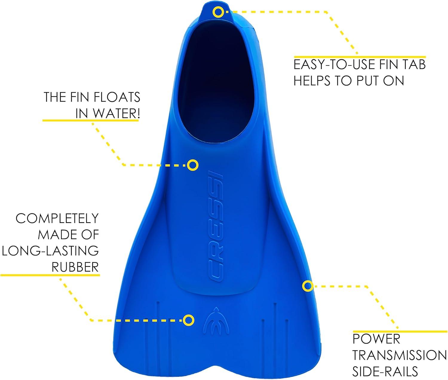 Cressi Short Floating Swim Fins to Learn to Swim – For Kids 1 Years Old ...