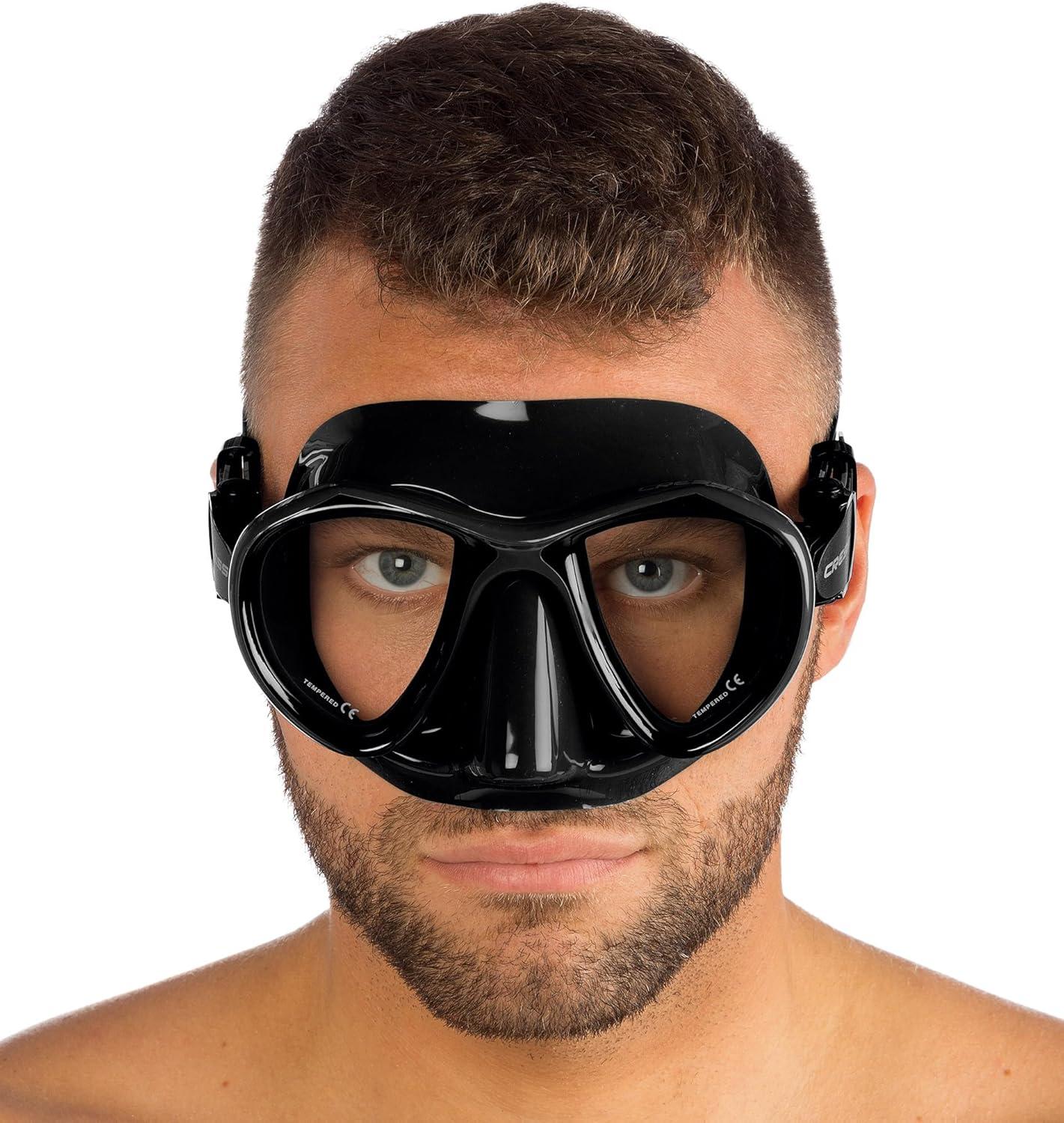 Adult Free Diving Photographer Low Volume Mask with Silicone Skirt ...