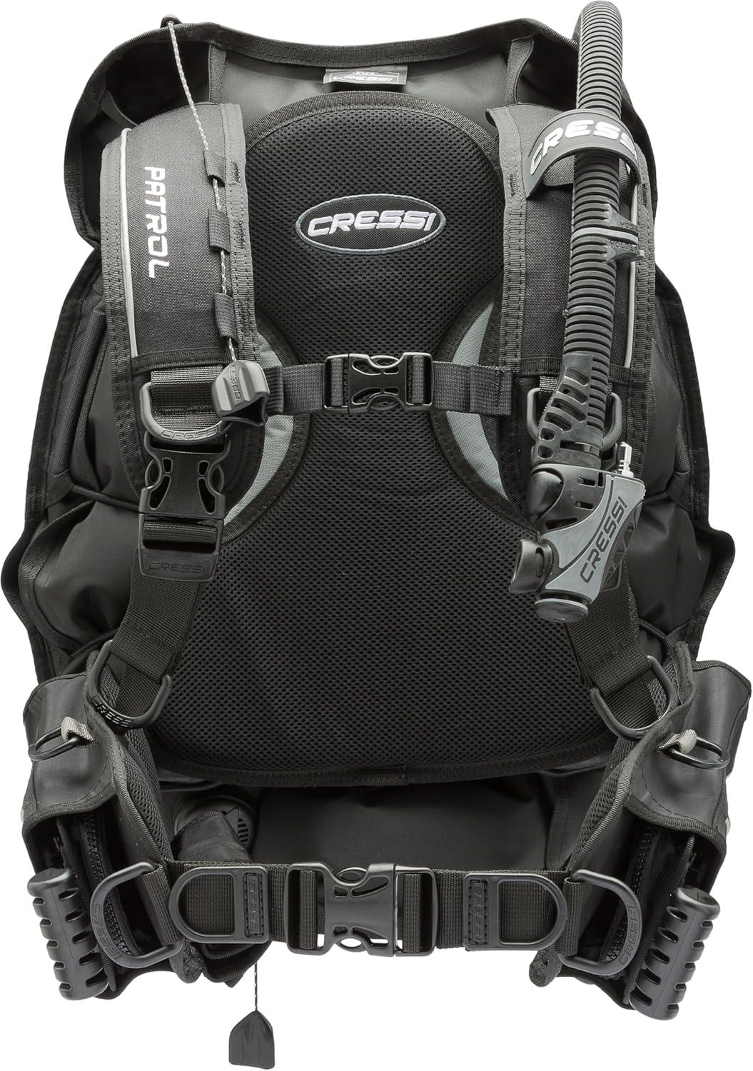 Cressi Travel-Friendly Light Back Inflation BCD for Scuba Diving ...